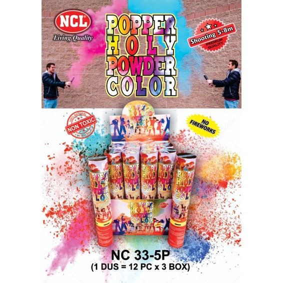 Jual Confetti / Party Popper/ Confetti powder/Holy Powder Warna ...