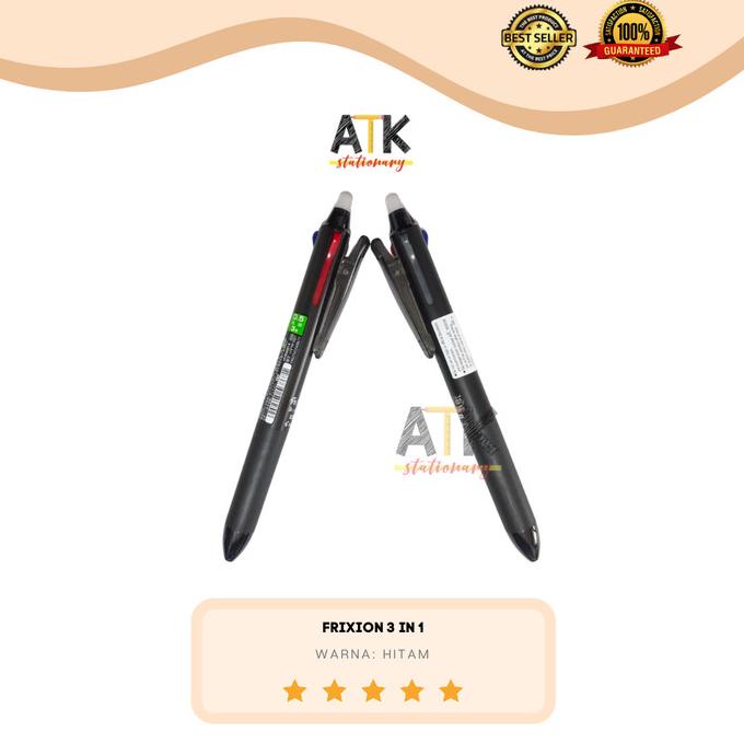 Jual Pulpen Pilot Frixion Clicker 3 in 1 ( Pulpen 3 Warna) atk | Shopee ...