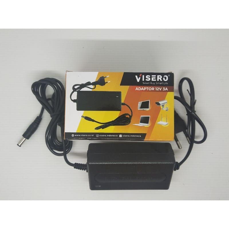 Jual Adaptor 12v 3a universal visero | Shopee Indonesia