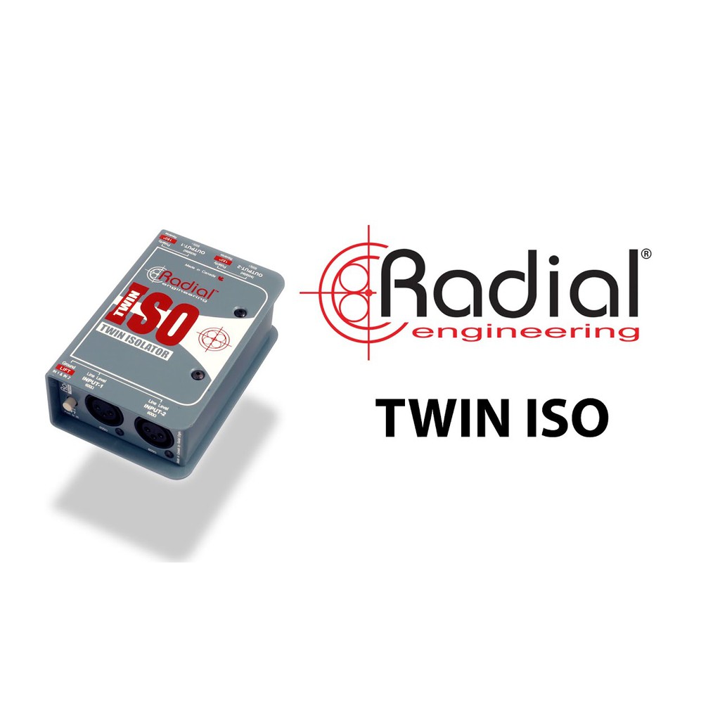 Jual RADIAL ENGINEERING TWIN ISO - Two Channel Balanced Line-level ...