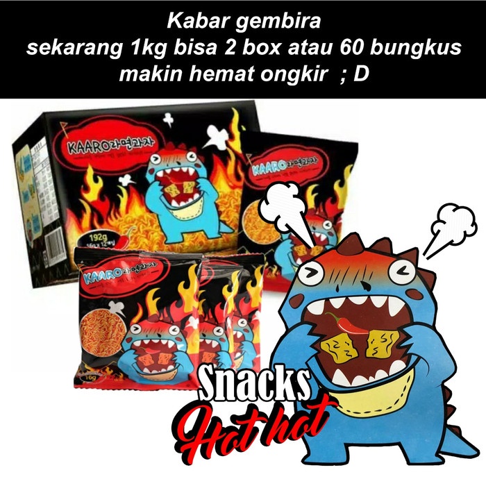 Jual INSTANT-CAMILAN- JAKARTA MIE KREMES SHOGUN KOREA KAARO SNACK READY ...