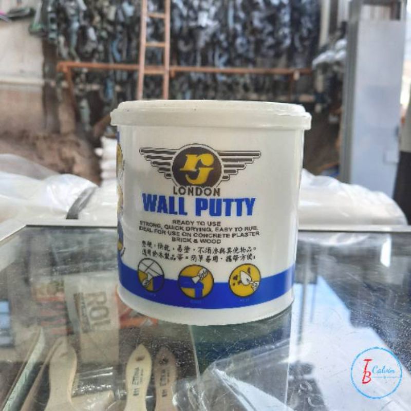 Jual Wall Putty 1 kg RJ London Plamir Tembok Dempul Kayu Tembok Asbes ...