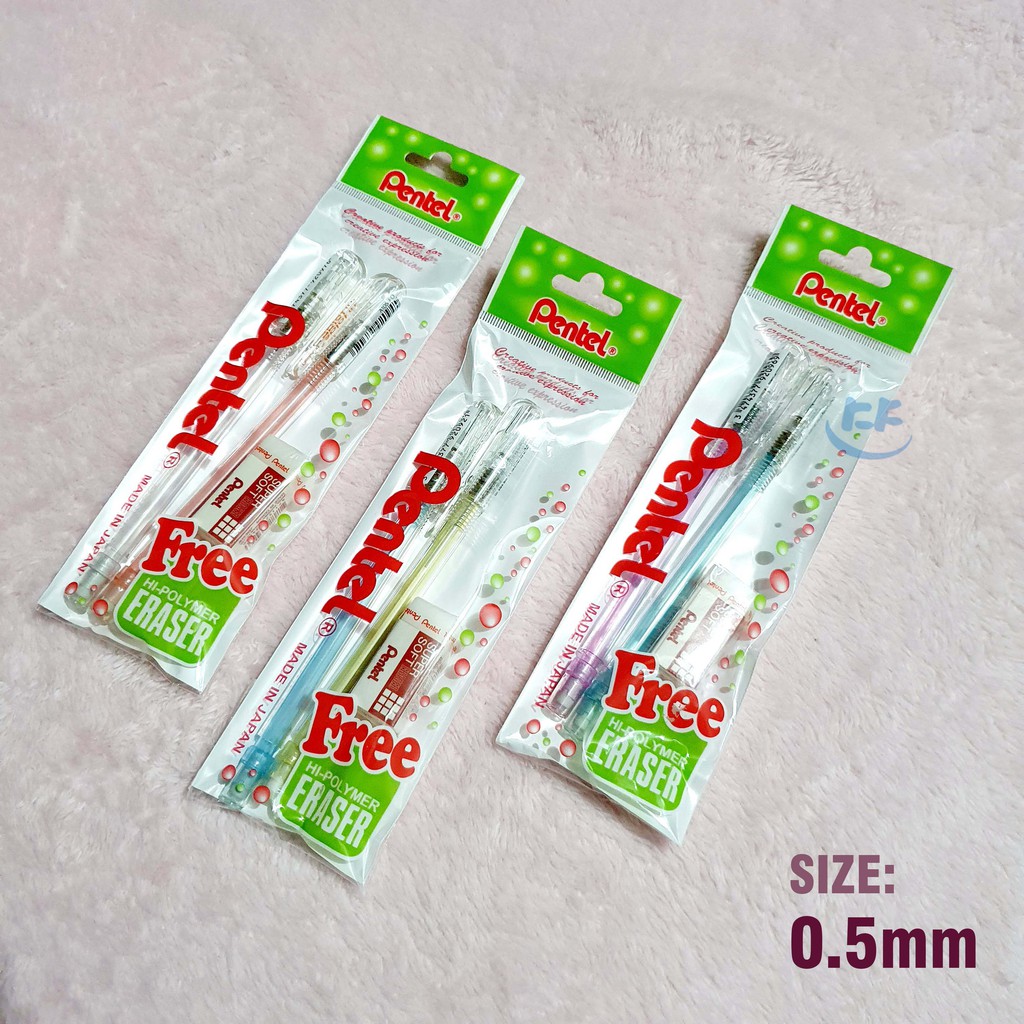 Jual Pensil (0.5) - Pentel Caplet set | Shopee Indonesia