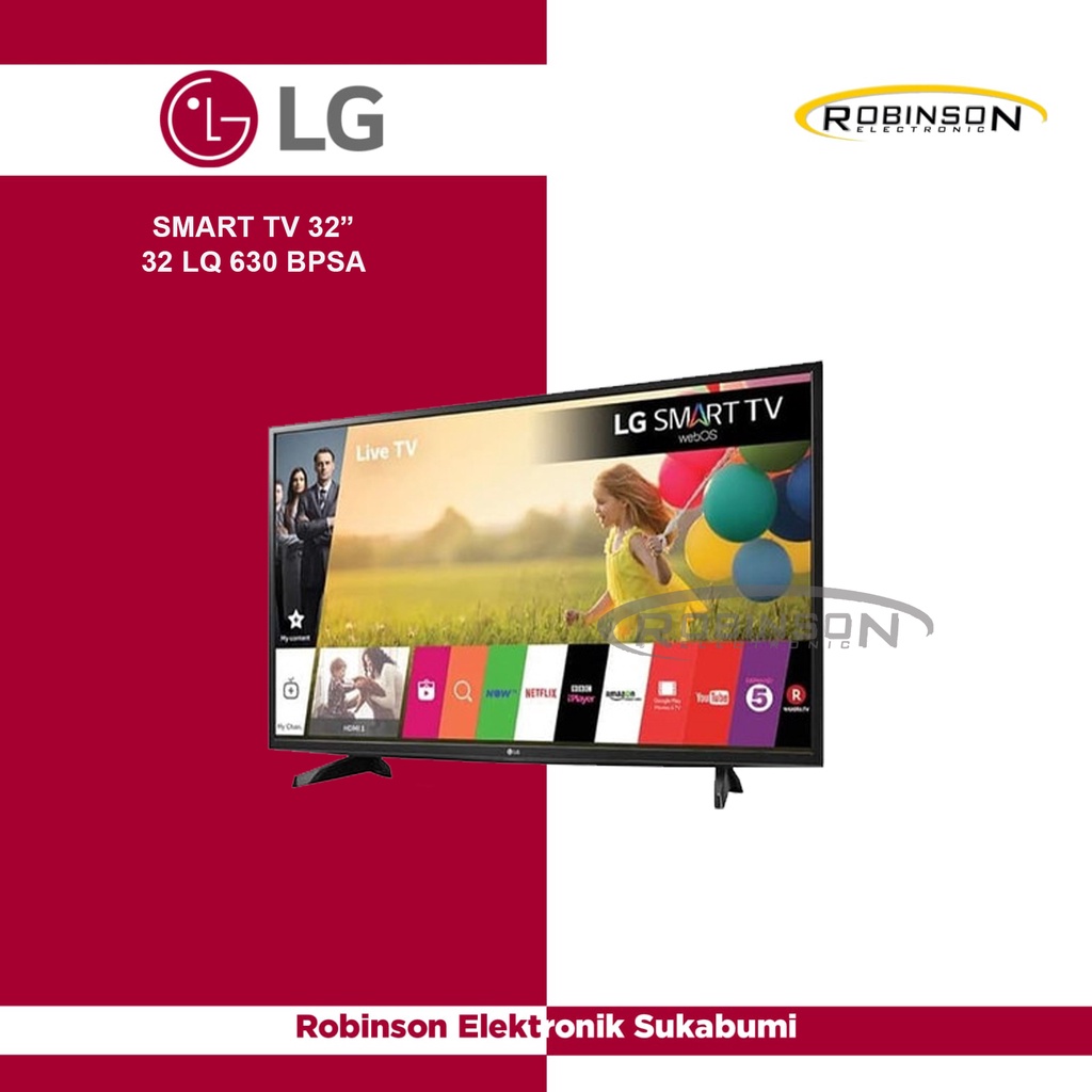 Jual LED TV LG 32 Inch 32 LQ 630/LR 650 BPSA Smart TV | Shopee Indonesia