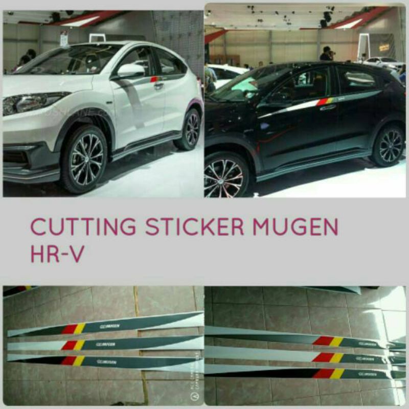 Jual Stiker mobil Sticker list body samping mobil HRV CRV Mugen terbaru ...