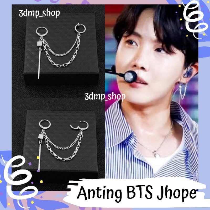 Jual Anting Kpop Rantai Tusuk Jepit BTS Jhope | Shopee Indonesia