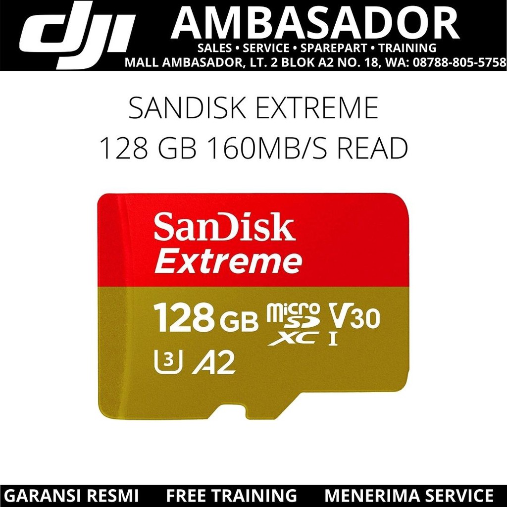Jual SANDISK EXTREME 128GB MICROSD CARD | Shopee Indonesia