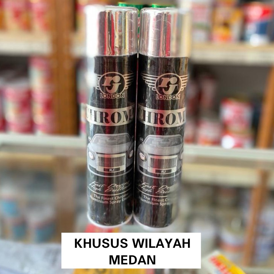 Jual RJ ALUMINIUM PAINT / CAT SEMPROT ALUMINIUM / NIKEL / RJ LONDON ...