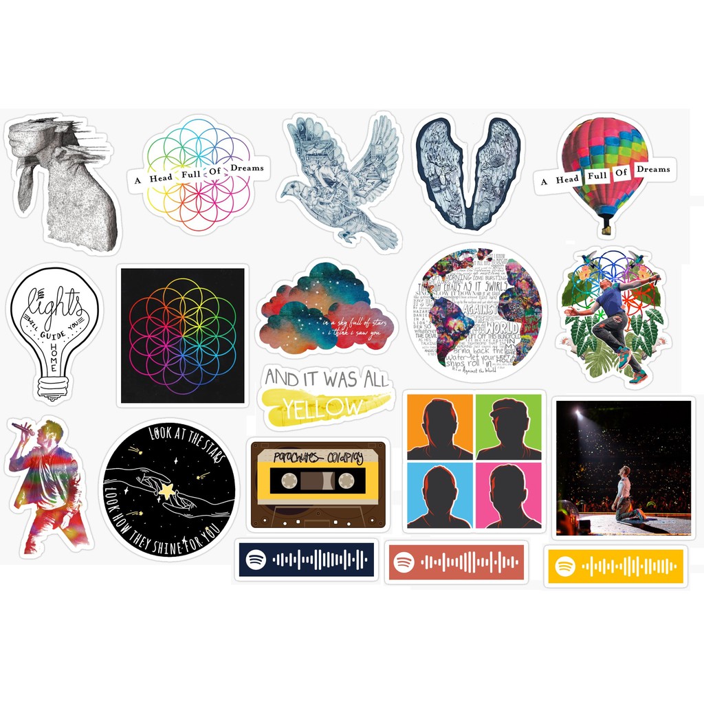 Jual Coldplay sticker pack | Shopee Indonesia