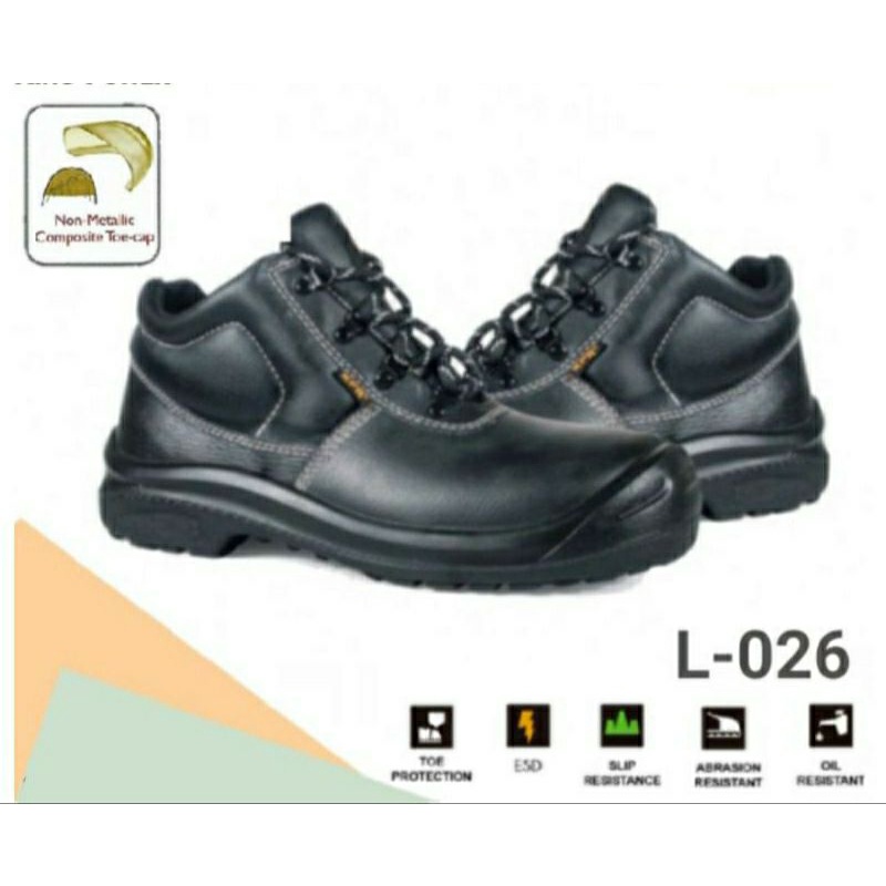 Jual Sepatu Safety King Power L-026 Composit Toecap | Shopee Indonesia