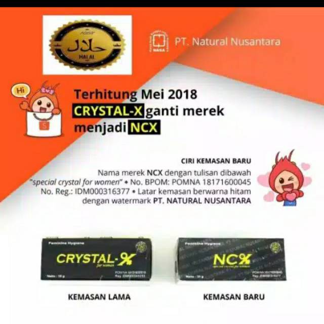 Jual NCX ( Natural Cryistal X ) Nasa Original | Shopee Indonesia