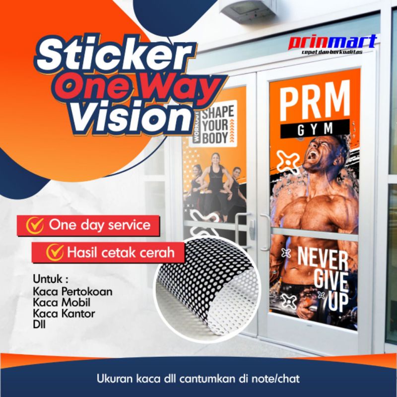 Jual Cetak Sticker Oneway Custome Sticker One way vision Sticker kaca ... Jual Cetak Sticker Oneway Custome Sticker One way vision Sticker kaca ...