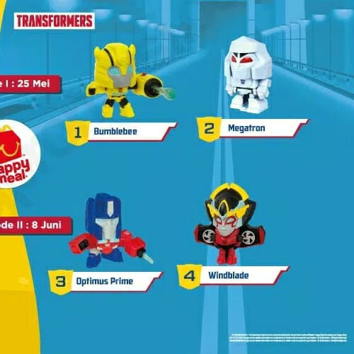 Jual Happy meals Transformers Megatron Mcd mcdonalds 2018 | Shopee Indonesia