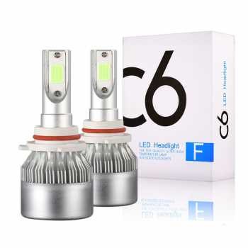 Jual Lampu Mobil Headlight LED COB C6 H11 H9 H8 2PCS (1 Set) Lampu utama mobil | Shopee Indonesia