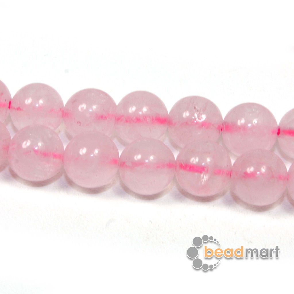 Jual Manik Batu Alam, Rose Quartz, 1 Renteng, Bahan Aksesoris | Shopee ...
