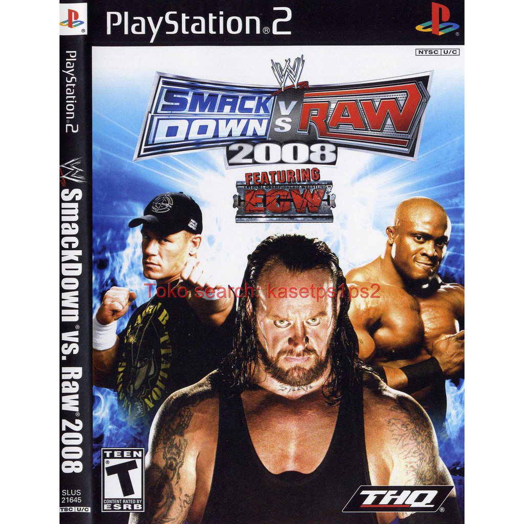Jual Smackdown Vs Raw 2008 Cd PS2 Kaset PS2 Game PS2 | Shopee Indonesia