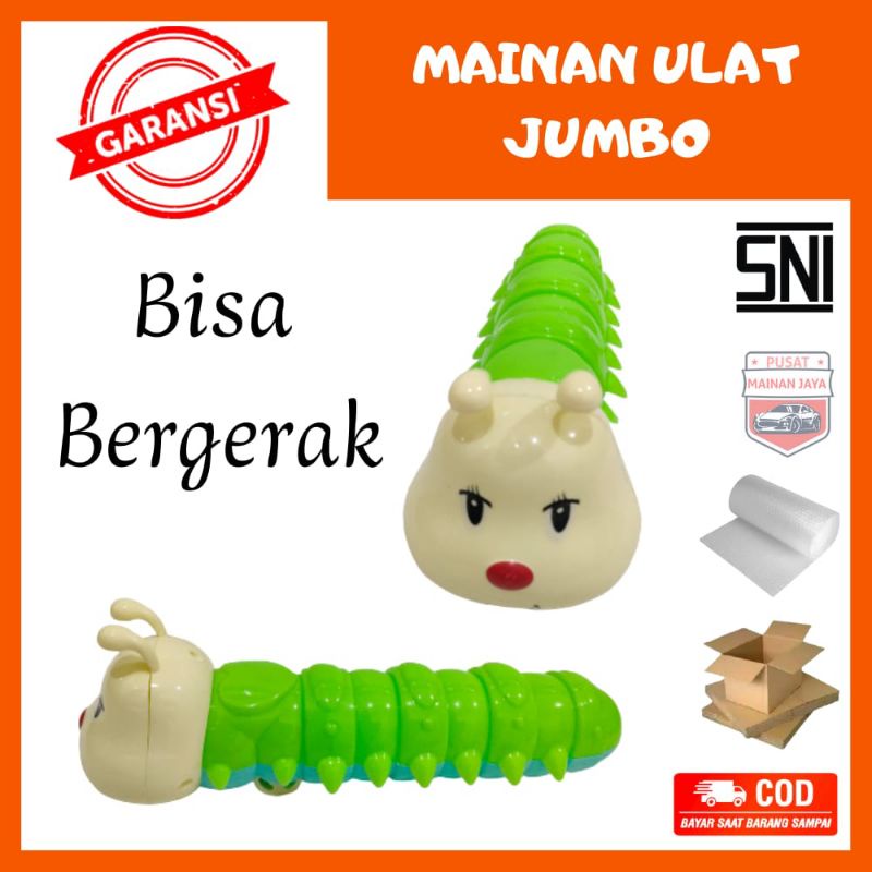 Jual Mainan ulat bergerak berjalan mainan ular ularan OCT7233 | Shopee ...
