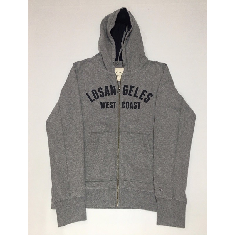 Jual Preloved Zip Hoodie Jacket X’tyle Los Angeles | Shopee Indonesia