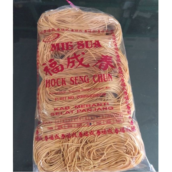 Jual Mie Sua / Mie Soa Goreng Hock Seng Chun Selatpanjang 500 Gram ...