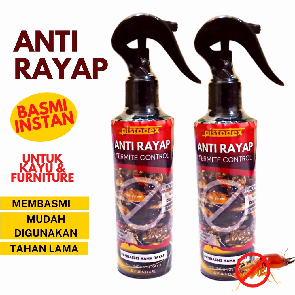 Jual RACUN ANTI RAYAP SEMPROT AMPUH UNTUK KAYU TANAH dsb | Shopee Indonesia