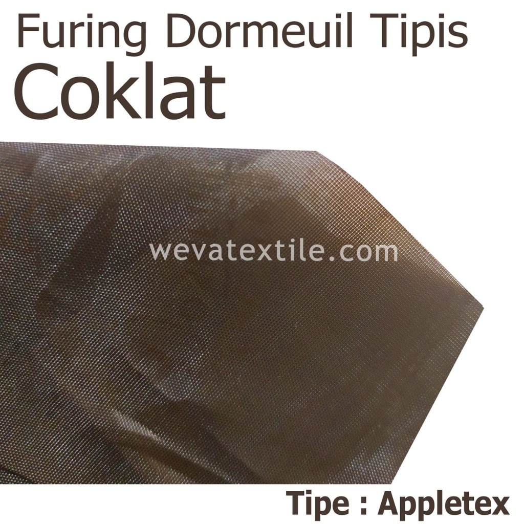 Jual Furing Dormeuil Tipis Bahan Kain Dalaman Jaket Coklat | Shopee ...