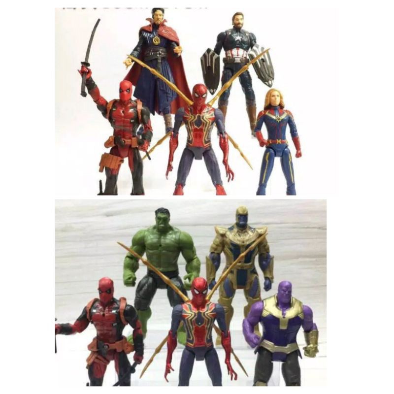 Jual Avengers - Action Figure Avengers set 5pcs - Deadpool ...