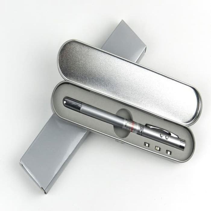 Jual Pulpen Pen Exclusive Pena 5 in 1 Laser Pointer Box Premium ...