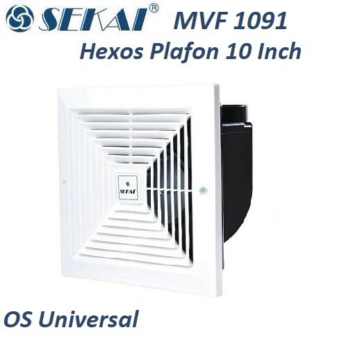 Jual Sekai MVF 1091 Exhaust Fan Plafon 10" - Heksos Hexos Ceiling 10 " Inch 10Inch Exaust Kipas ...