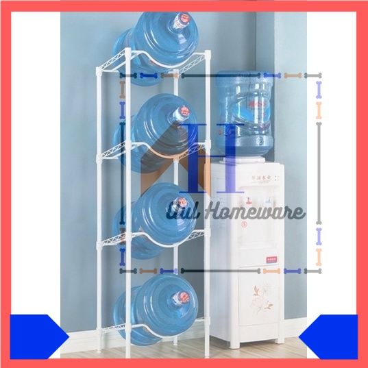 Jual Krisbow Rak Galon 4 Tingkat - Putih | Shopee Indonesia
