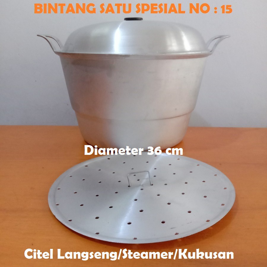 Jual Citel Langseng no 15 Steamer / kukusan Tradisional tebal anti ...