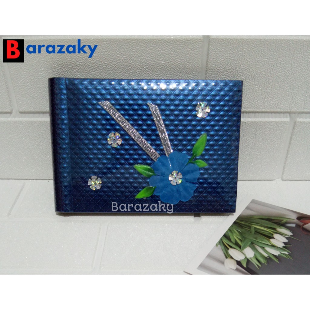 Jual Album Foto Magnetic 4R Sheet Putih Isi 20 Lembar Foto Cover Bunga ...