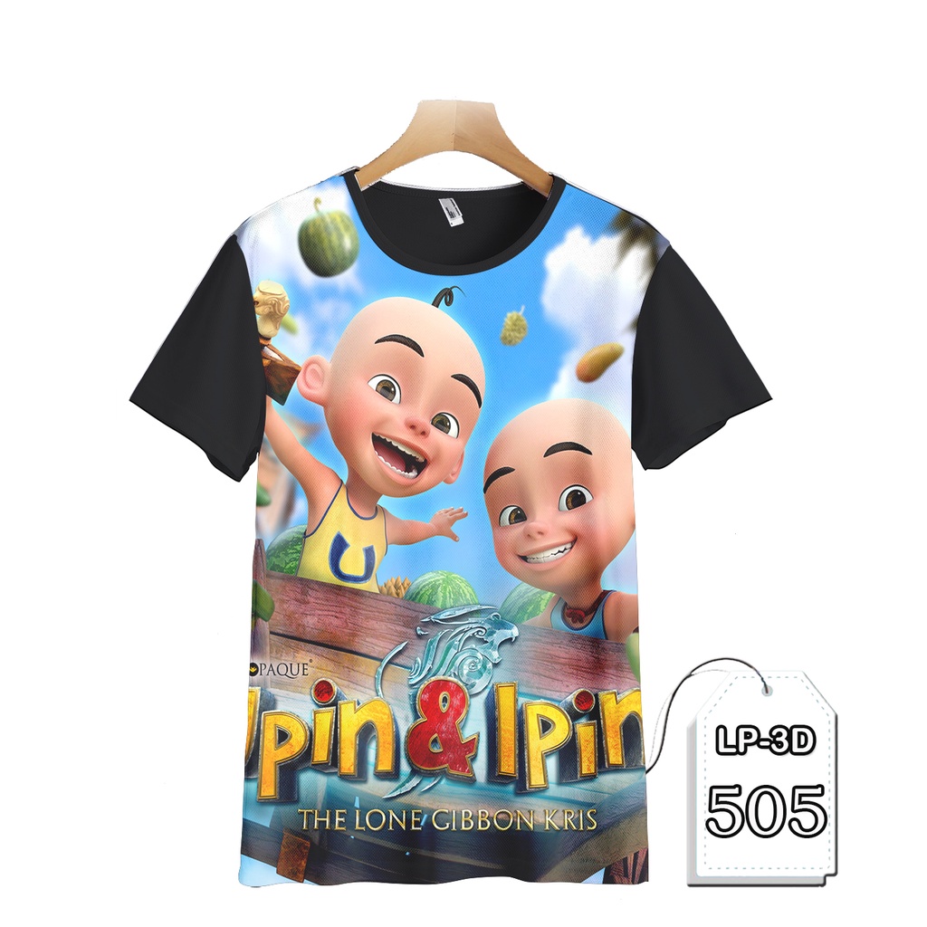 Jual Baju Upin Ipin Printing 3D Baju Anak Kartun TV Series Animasi # ...