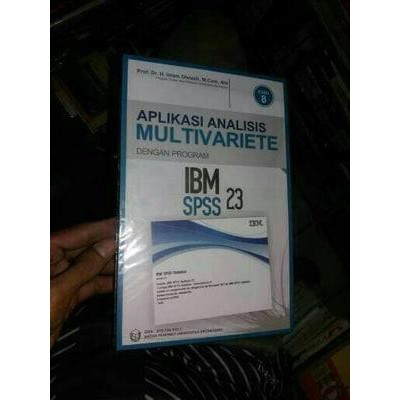 Jual APLIKASI ANALISIS MULTIVARIATE DENGAN IBM SPSS 23 - IMAM GHOZALI | Shopee Indonesia