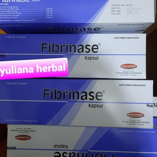Jual fibrinase box isi 50 kapsul original | Shopee Indonesia