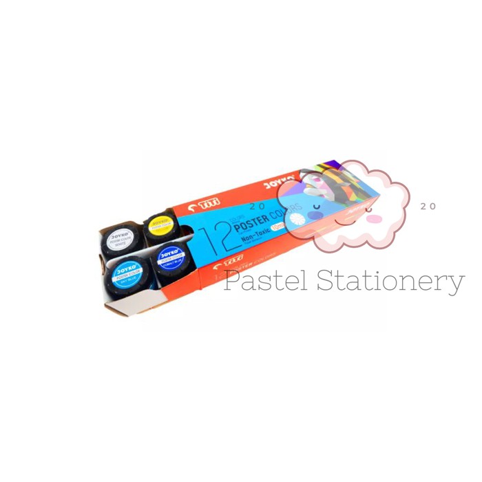 Jual Poster Color Cat Poster Joyko TiTi POC-10ML-12 Colors Set Isi 12 ...