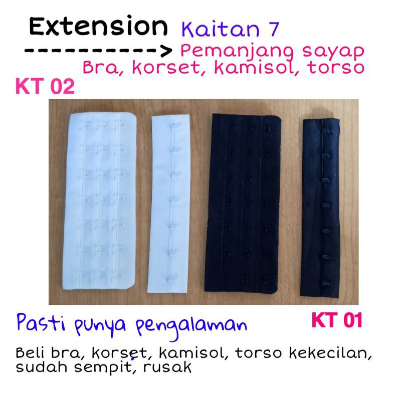 Jual Extention bra, Pemanjang sayap Bra, korset, kamisol, torso ...