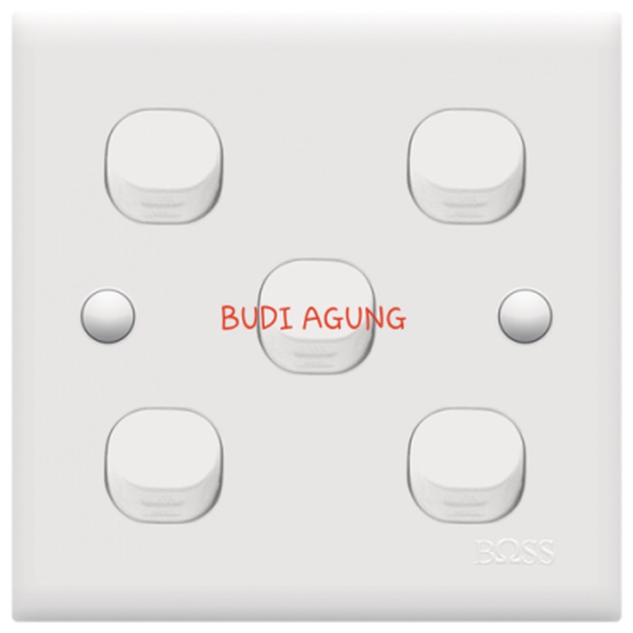 Jual Saklar 5 Gang Boss 1 Way. Tipe B35/1/2a . B30 . Saklar 5 tombol ...