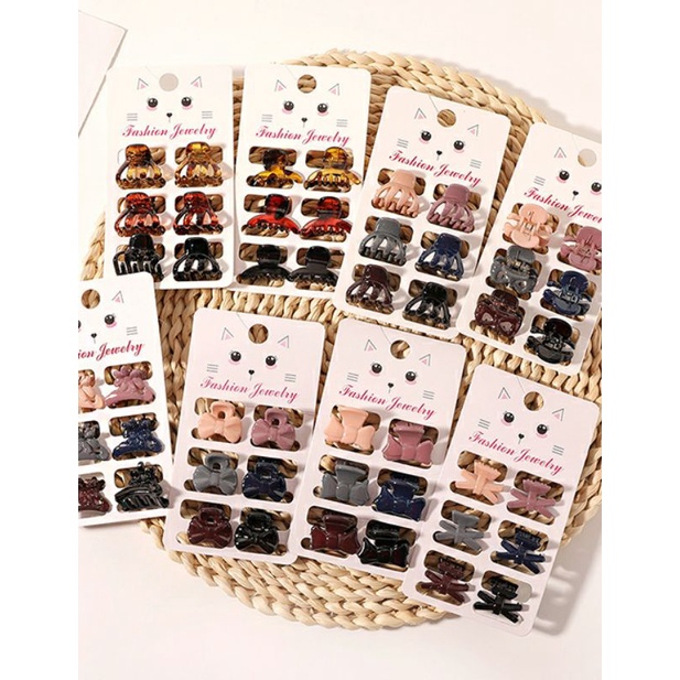 Jual Set Jepit Jedai Doff Rambut Kecil 6 pcs Jepitan Duckbill Aligator ...