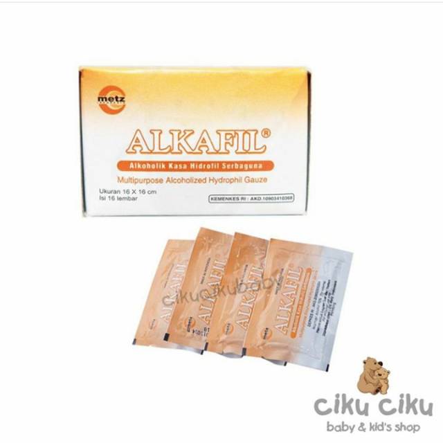 Jual Alkafil Alkoholik Kasa Hidrofil Serbaguna - 16 Lembar | Shopee ...