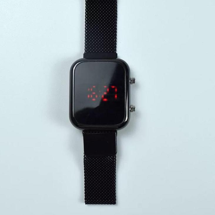 Jual JY J018 Jam Tangan Digital Kualitas Premium LED Tali Rantai Pasir ...