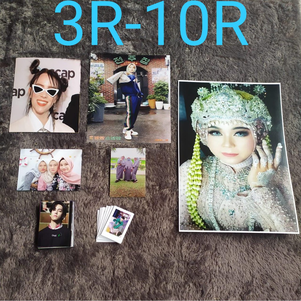 Jual CETAK FOTO UKURAN 3R,4R,5R,6R,8R,10R,A3+/POSTER | Shopee Indonesia