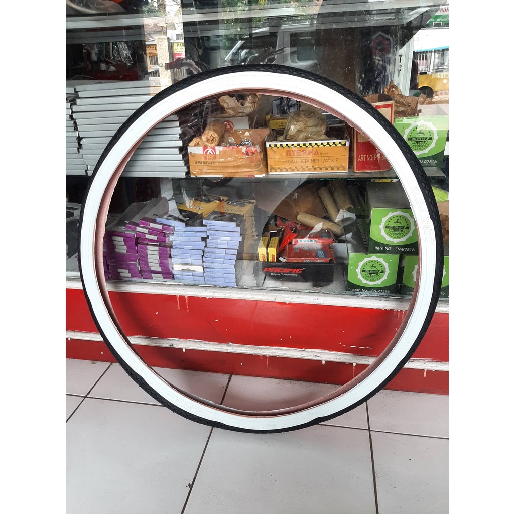 Jual Ban Luar Sepeda 26 x 1 3/8 Deli Tire Swallow Hitam Putih CTB Sierra Jengki | Shopee Indonesia