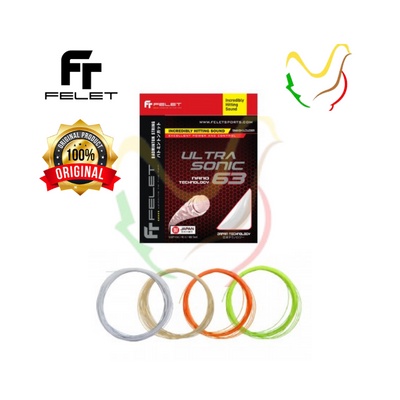 Jual SENAR RAKET BADMINTON FELET ULTRA SONIC ULTRASONIC 63 ORIGINAL ...
