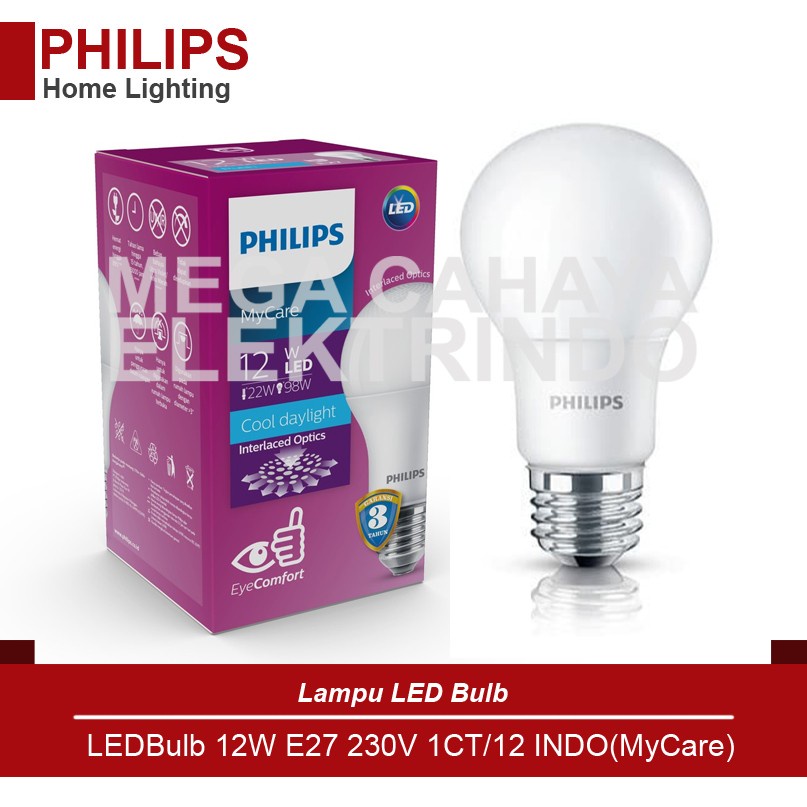 Jual Philips LED BULB - 12w MyCare | Shopee Indonesia