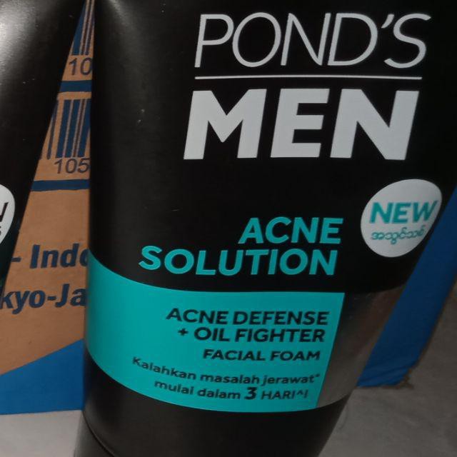 Jual Ponds men white / bright boost / Lightning Oil Clear POND facial ...
