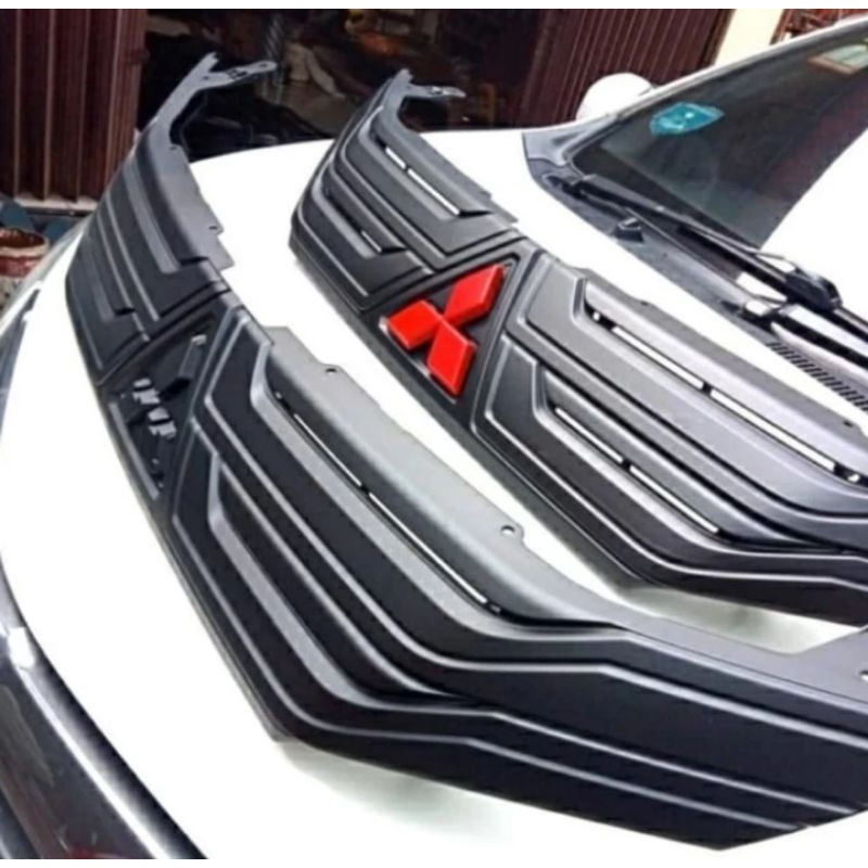 Jual jual grill bumper depan xpander ultimate warna hitam doff dop ...