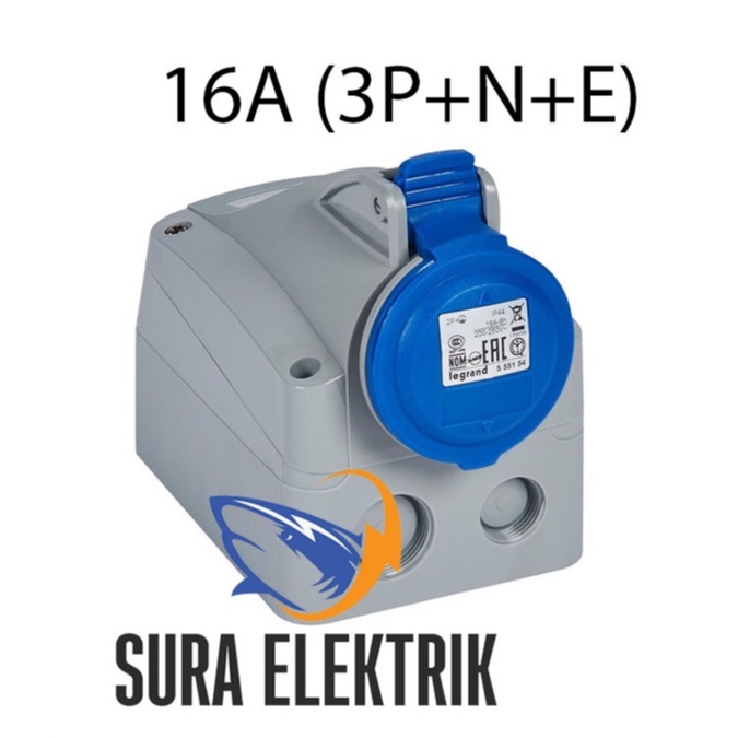 Jual Surface Mounting Sockets 555159 (16A 3P+N+E) | Shopee Indonesia