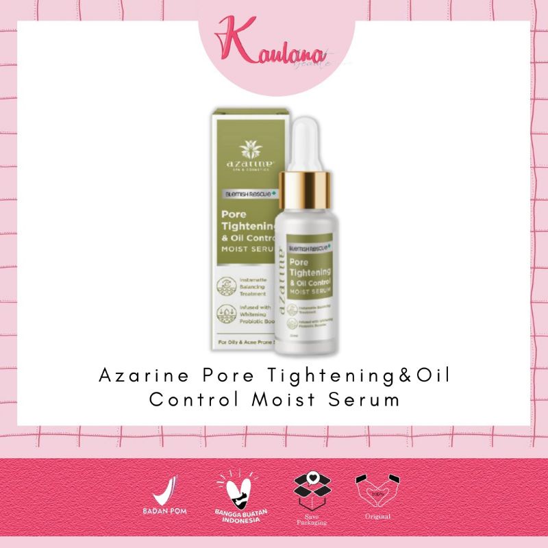 Jual AZARINE Pore Tightening & Oil Control Moist Serum 20 ML | Shopee ...