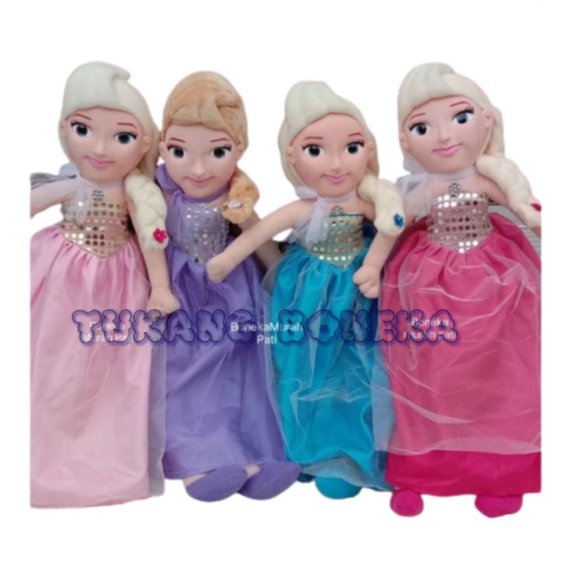 Jual Boneka Elsa Frozen Muka Karet SNI Tinggi 50cm | Shopee Indonesia