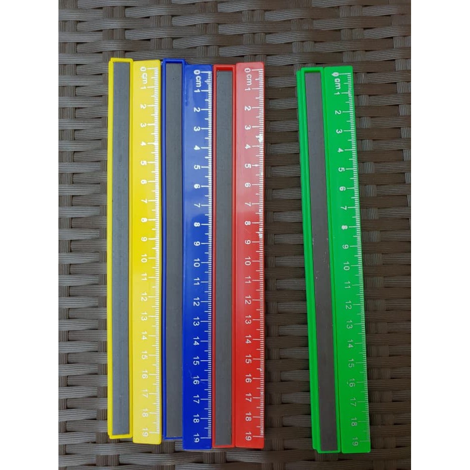Jual Jual KEPERLUAN STATIONERY MAGNETIC RULER PENGGARIS MAGNET 19 CM ...